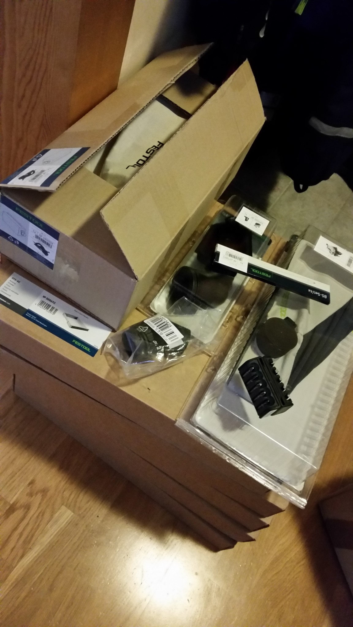 Fixar spånpåse till TS-55 | Byggahus.se