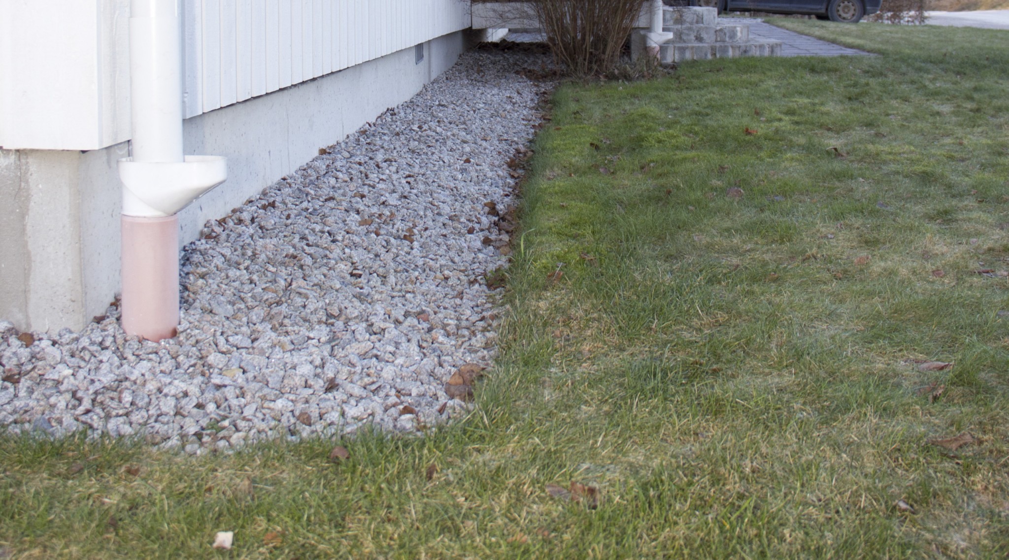 Fråga om lutning / fall från hus | Byggahus.se