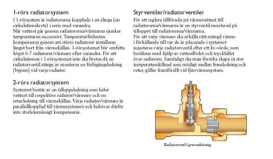 Enrörssystem, några frågor. Radiatorer som inte blir varma mm... | Sida ...