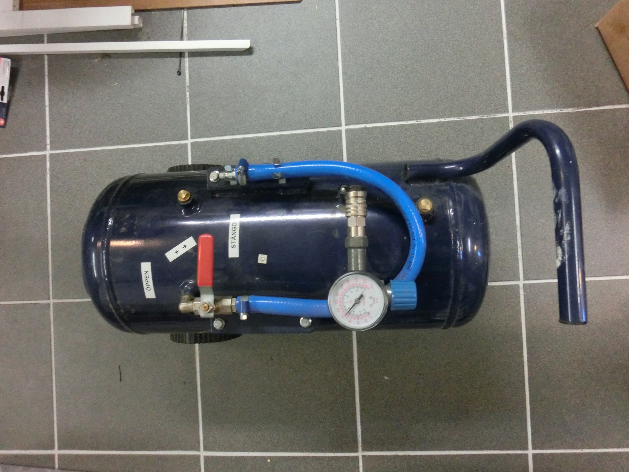 Luftpåfyllare av gastub. | Byggahus.se