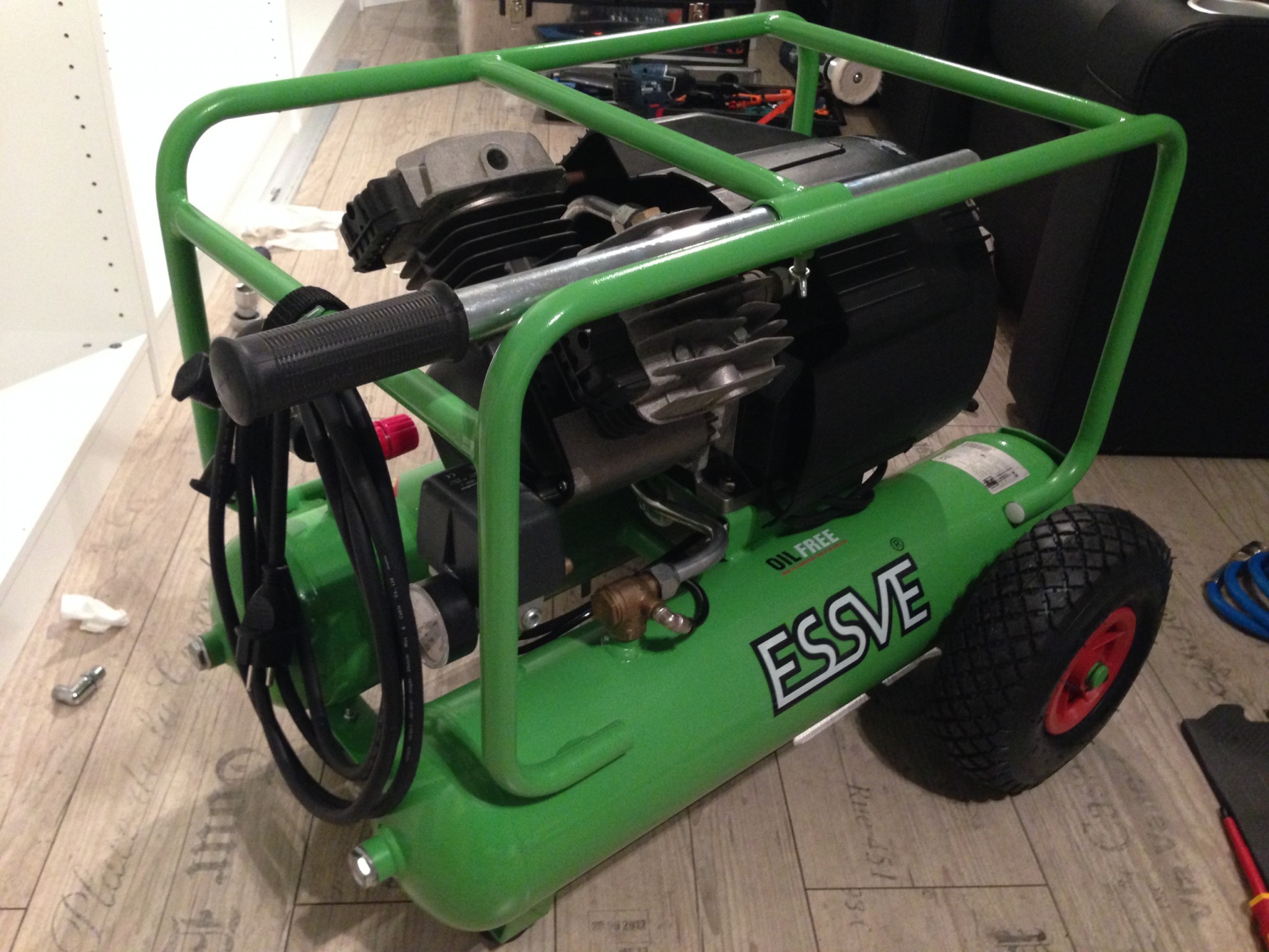 Oppussing av Essve Kompressor | Byggahus.se