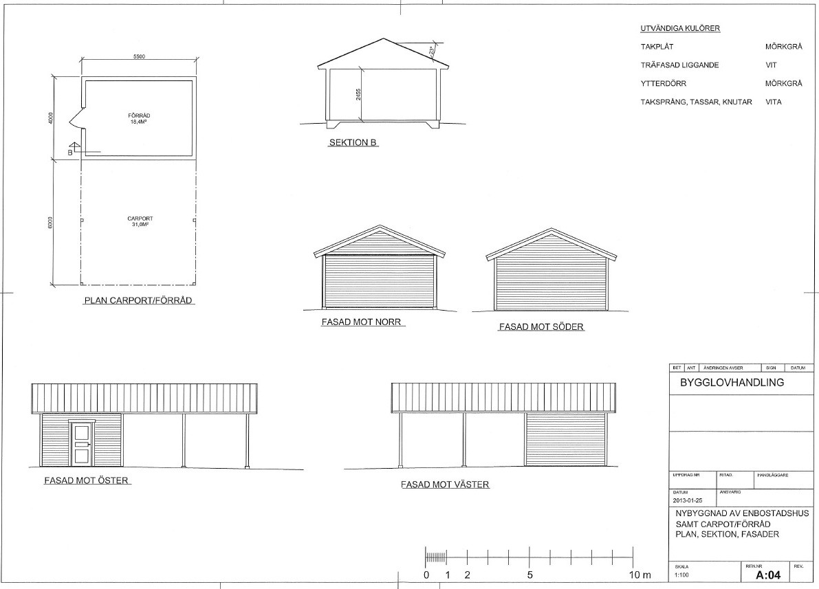 bygganmälan carport/garage | Byggahus.se