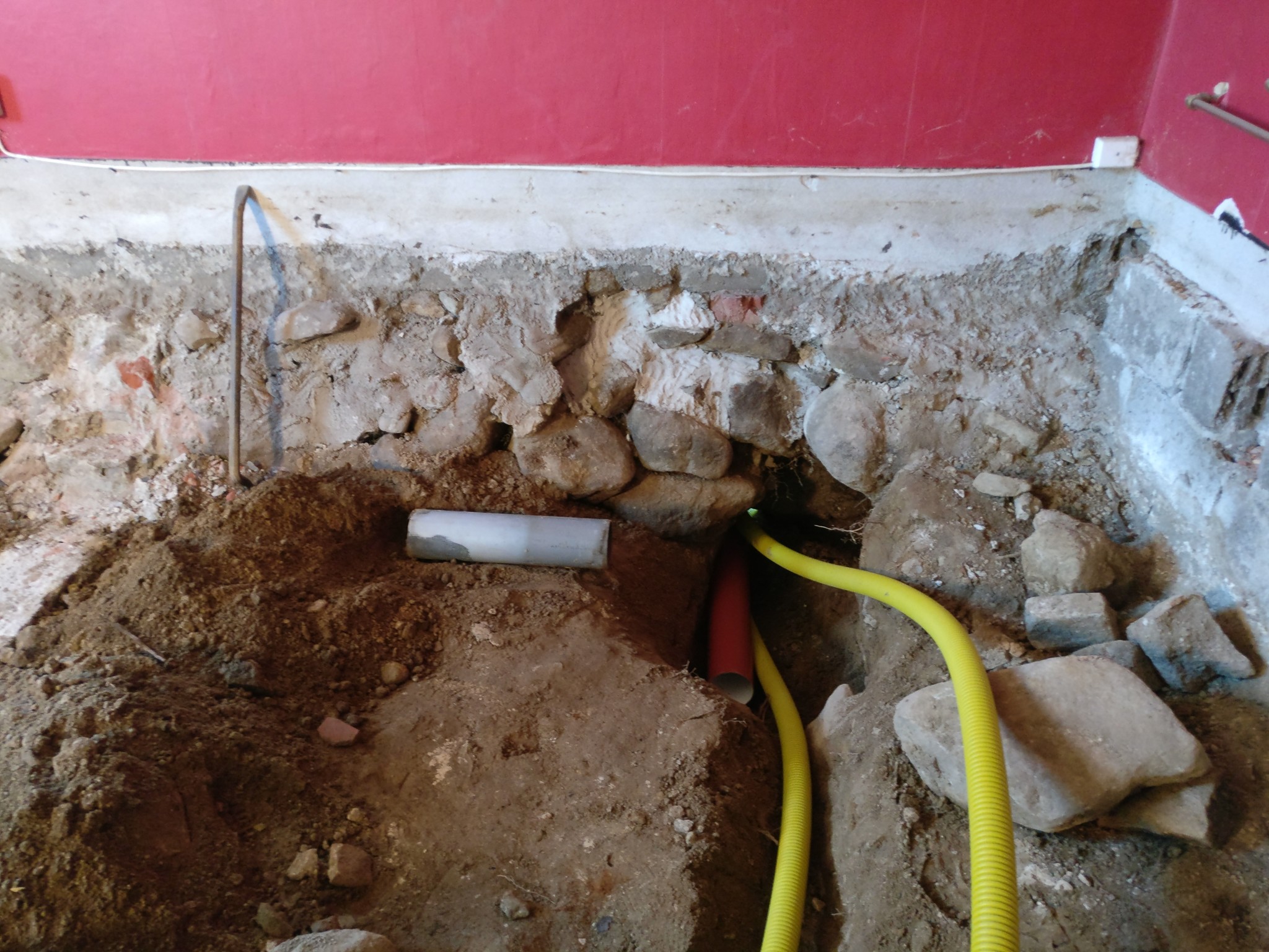 Fall på avlopp i nytt badrum, torpargrundskonvertering. | Byggahus.se