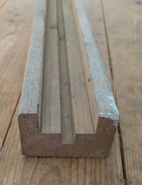 vad heter den? U-formad kantbit för öppning i vägg av spont/panel ...