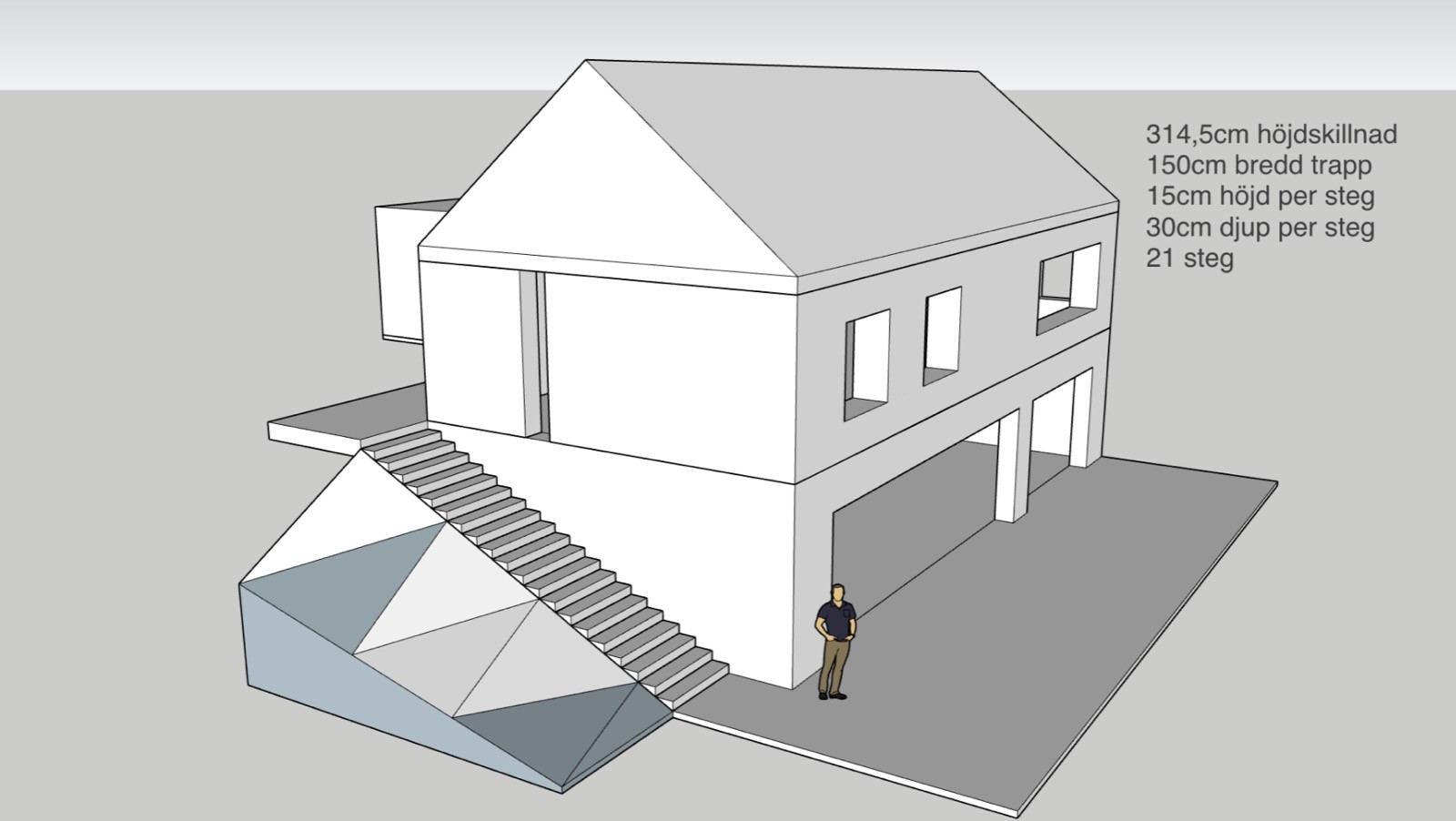 Maxlängd utetrapp | Byggahus.se