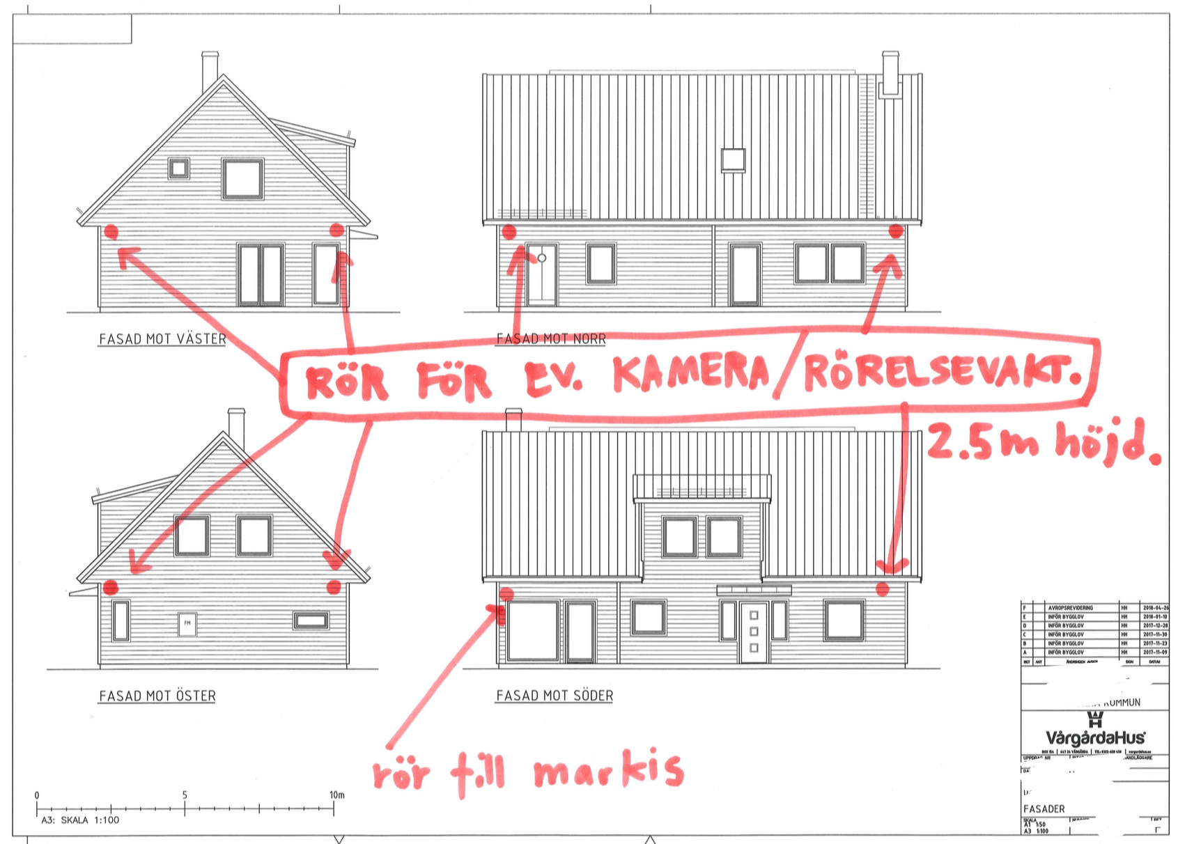 Bygger nytt hus - förbered rör för övervakningskameror | Byggahus.se