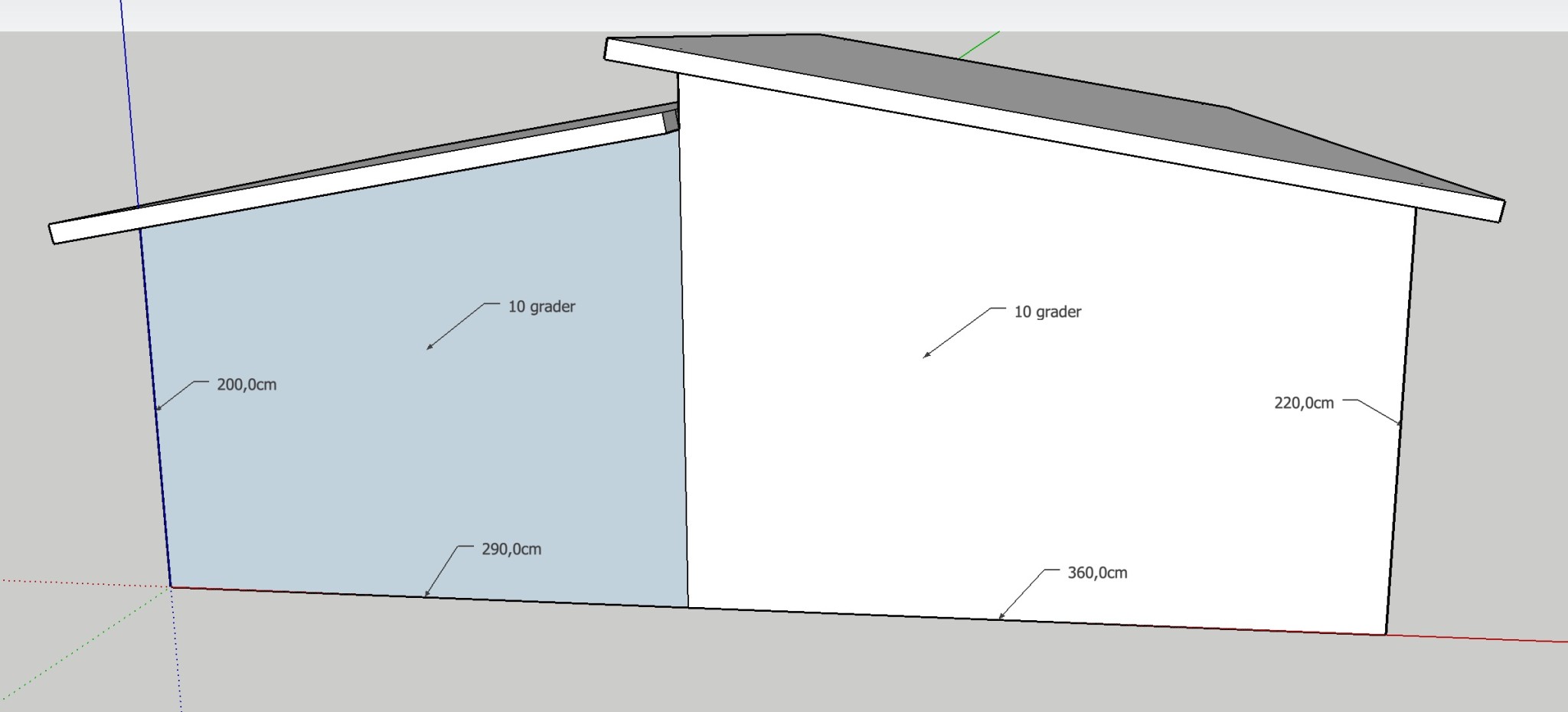 Vinkel, pulpettak | Byggahus.se