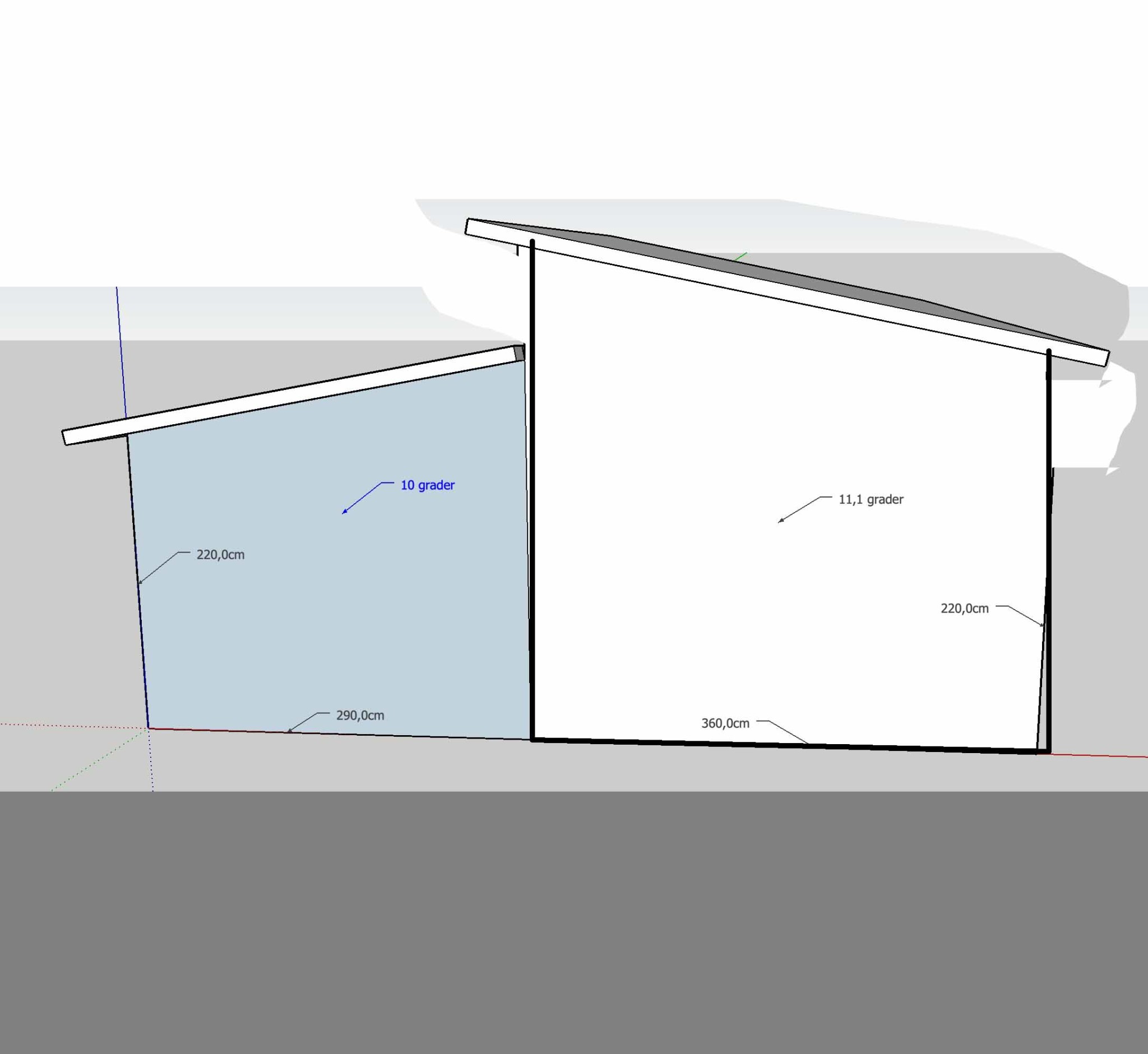 Vinkel, pulpettak | Byggahus.se