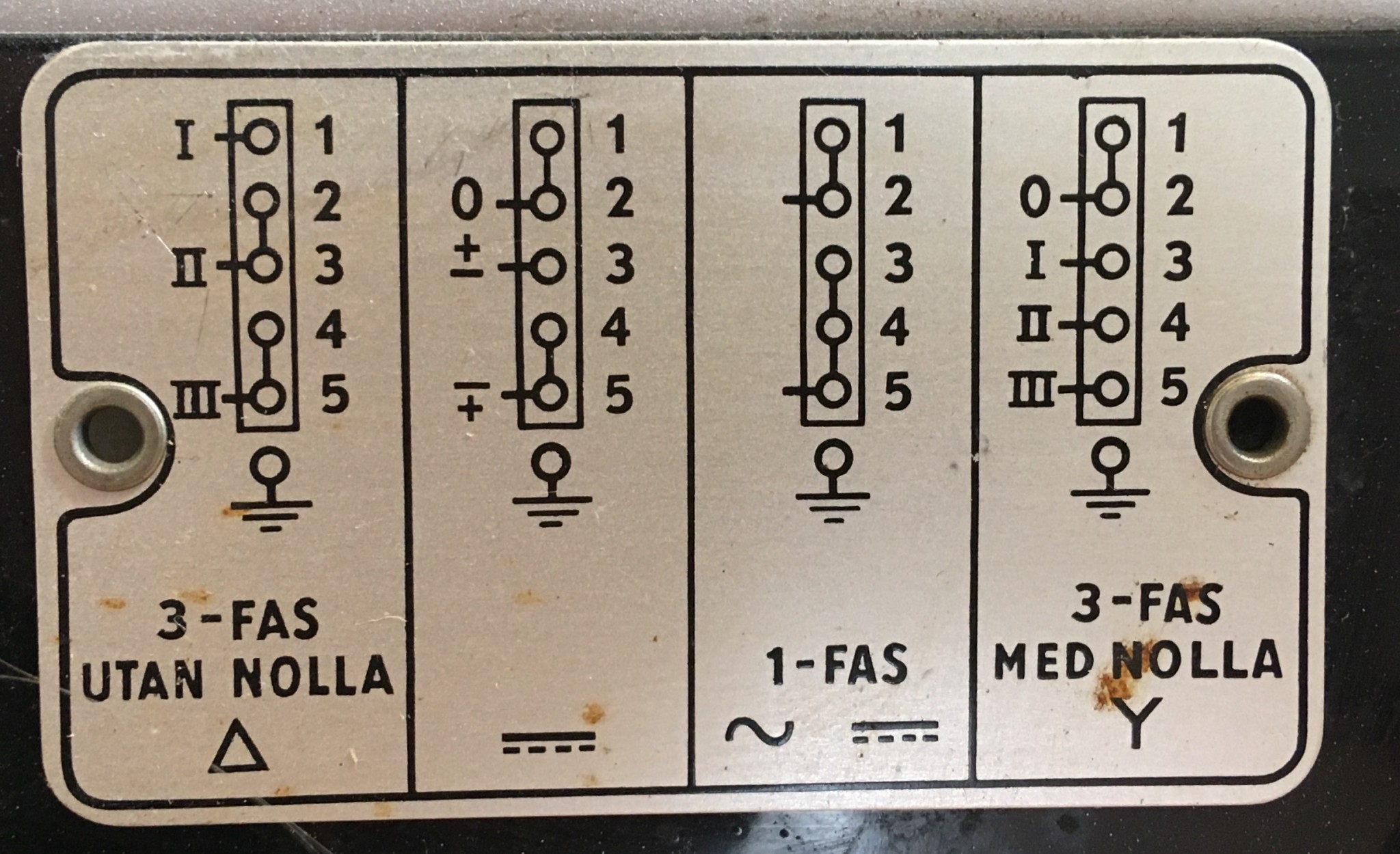 Omkoppling av 3-fas i äldre spis | Byggahus.se