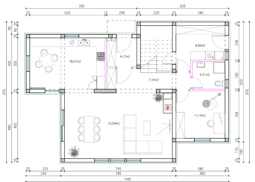 Fönster i trappan | Byggahus.se