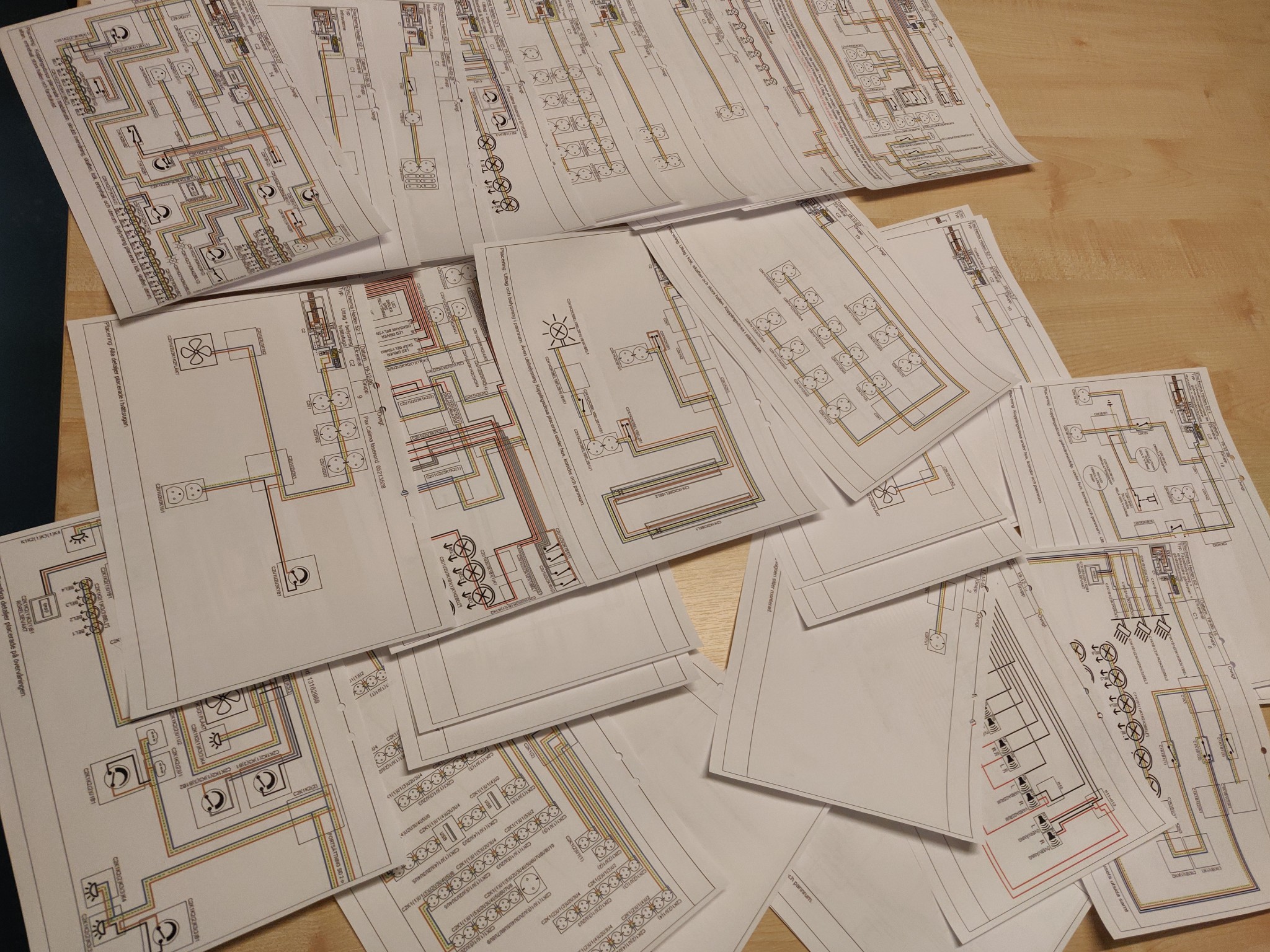 Rita eget detaljerat elschema | Byggahus.se