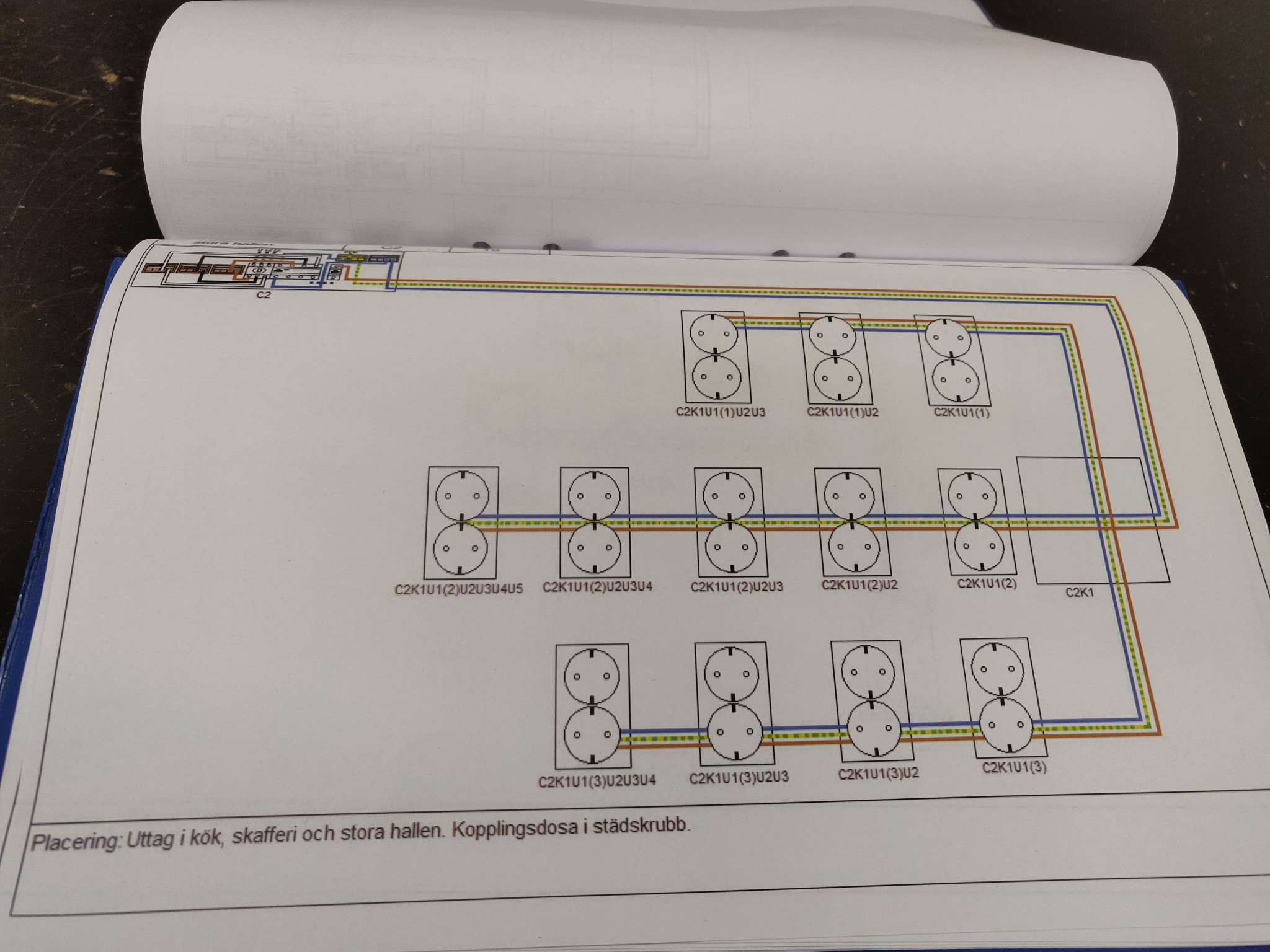 Rita eget detaljerat elschema | Byggahus.se