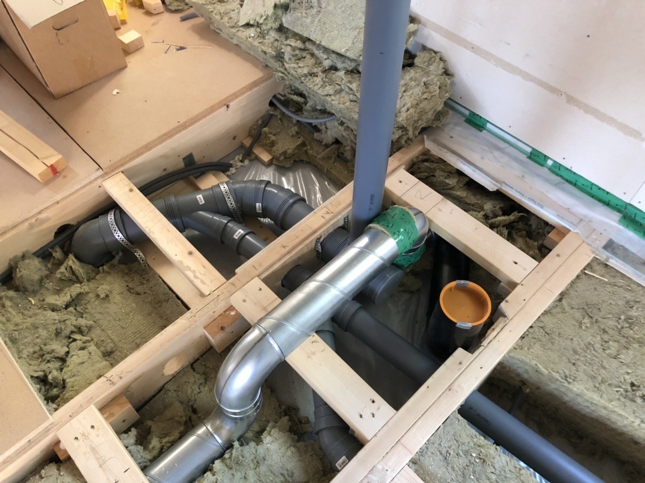 Infästning av avlopp | Byggahus.se