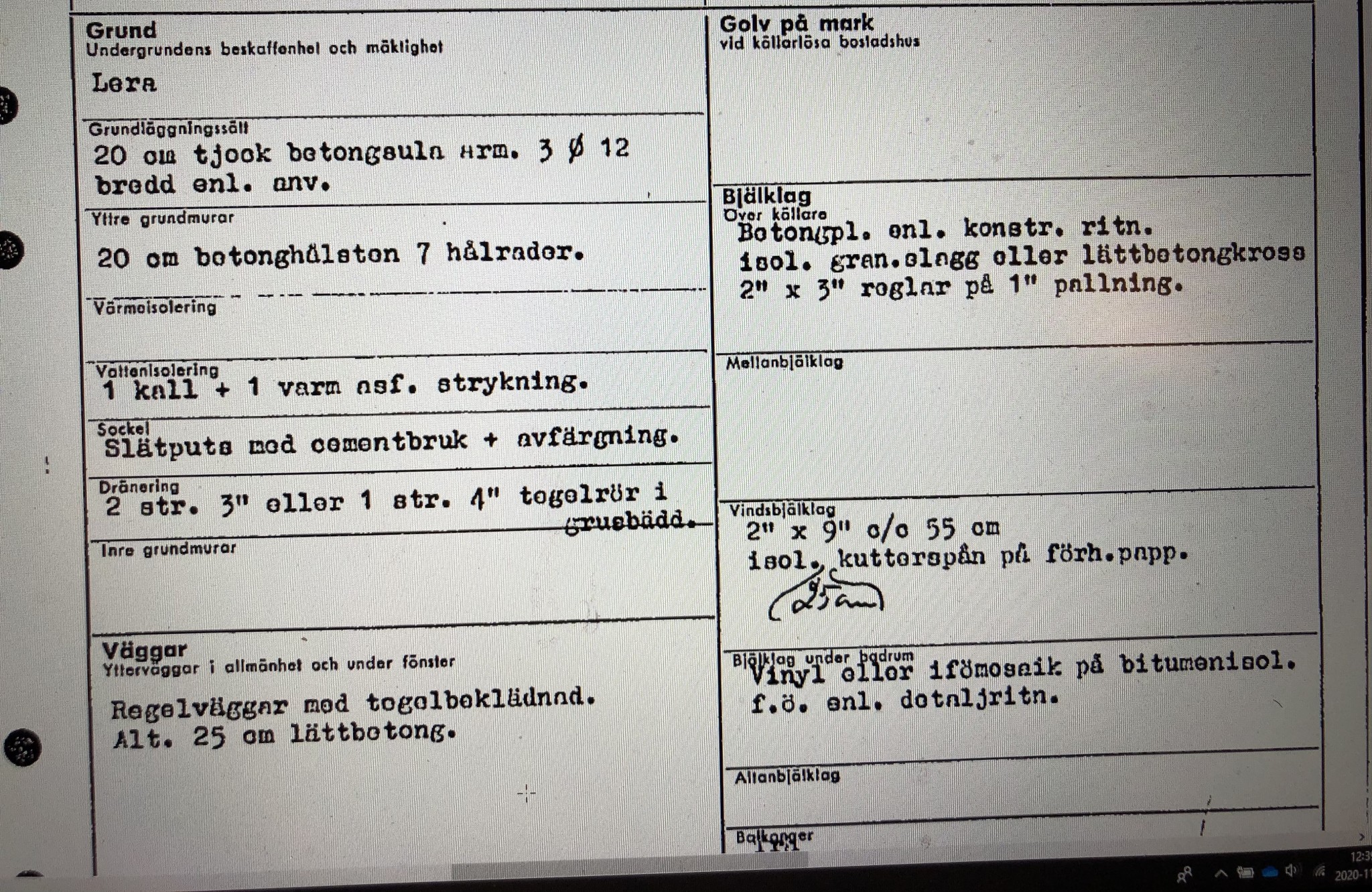 Ingjutna syllar i hus m källare från 64? | Byggahus.se