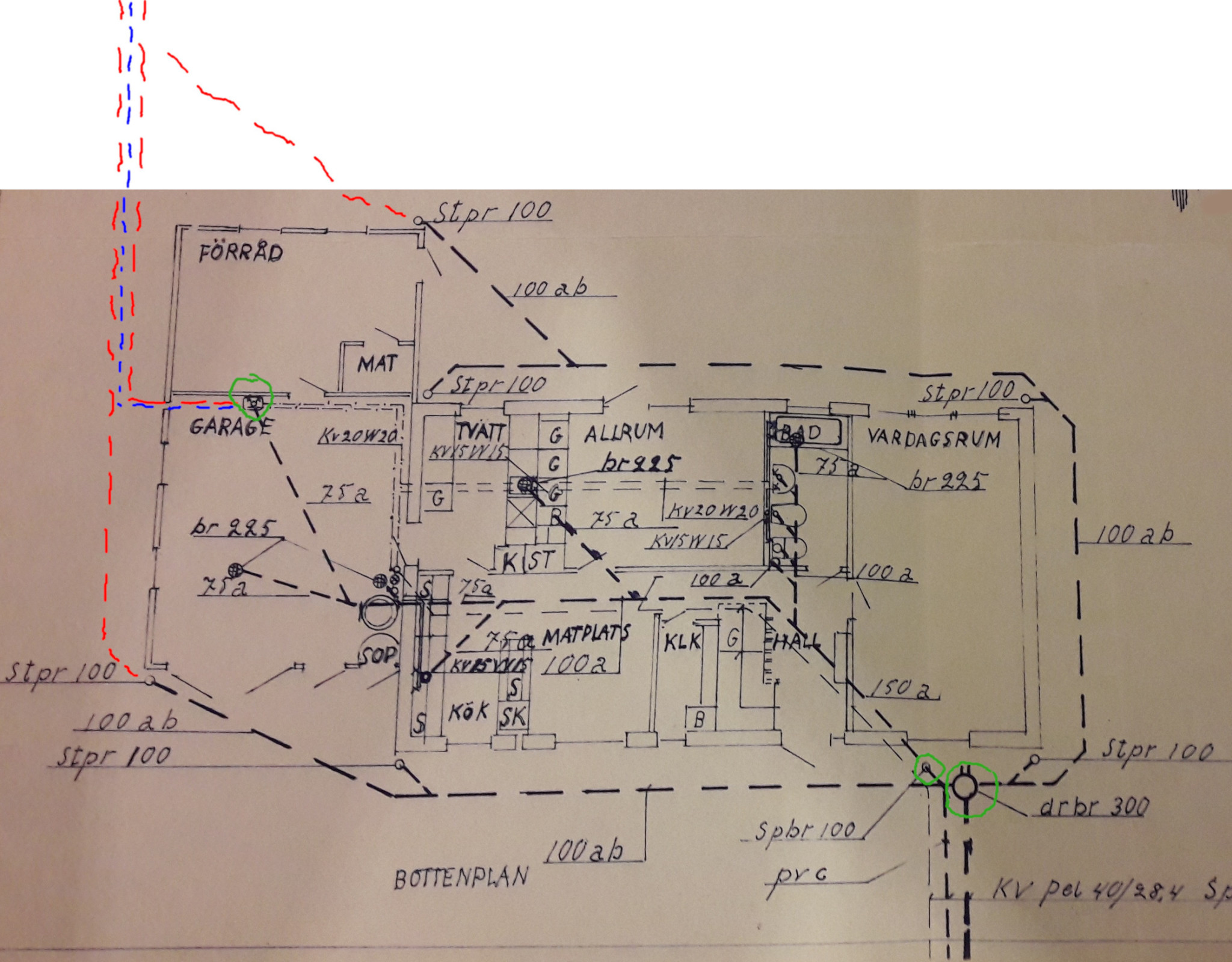 Hjälp att tyda VA-ritning samt råd om ansluta VA till nybygge | Byggahus.se
