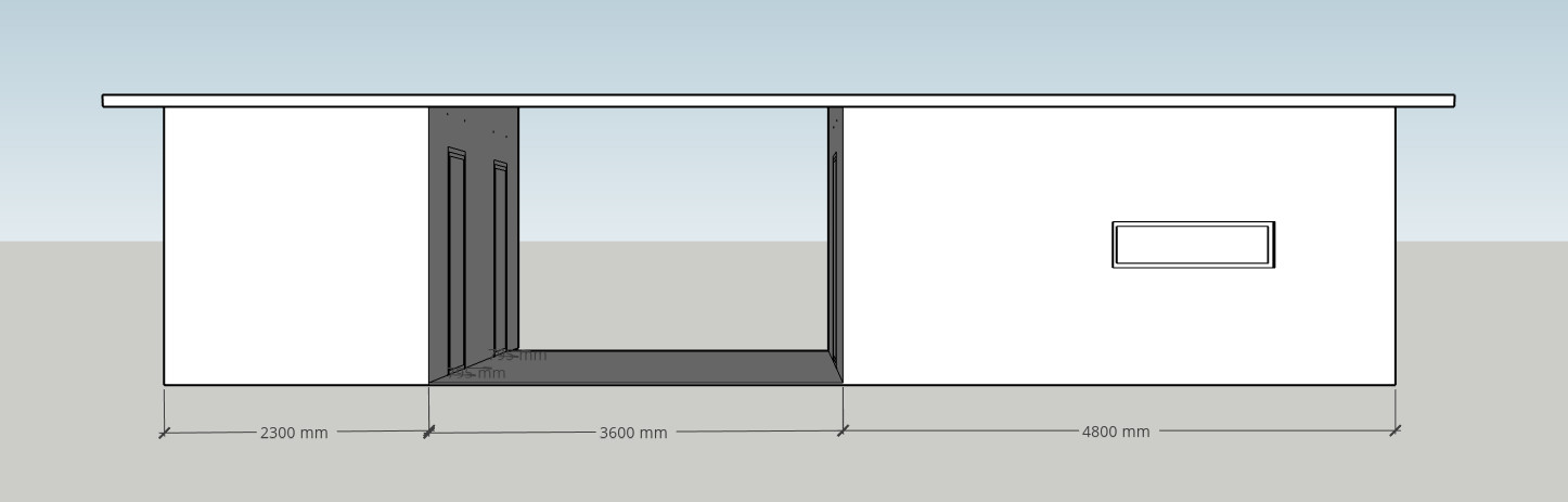 Attefallshus 30 kvm - två huskroppar (se bild) | Byggahus.se