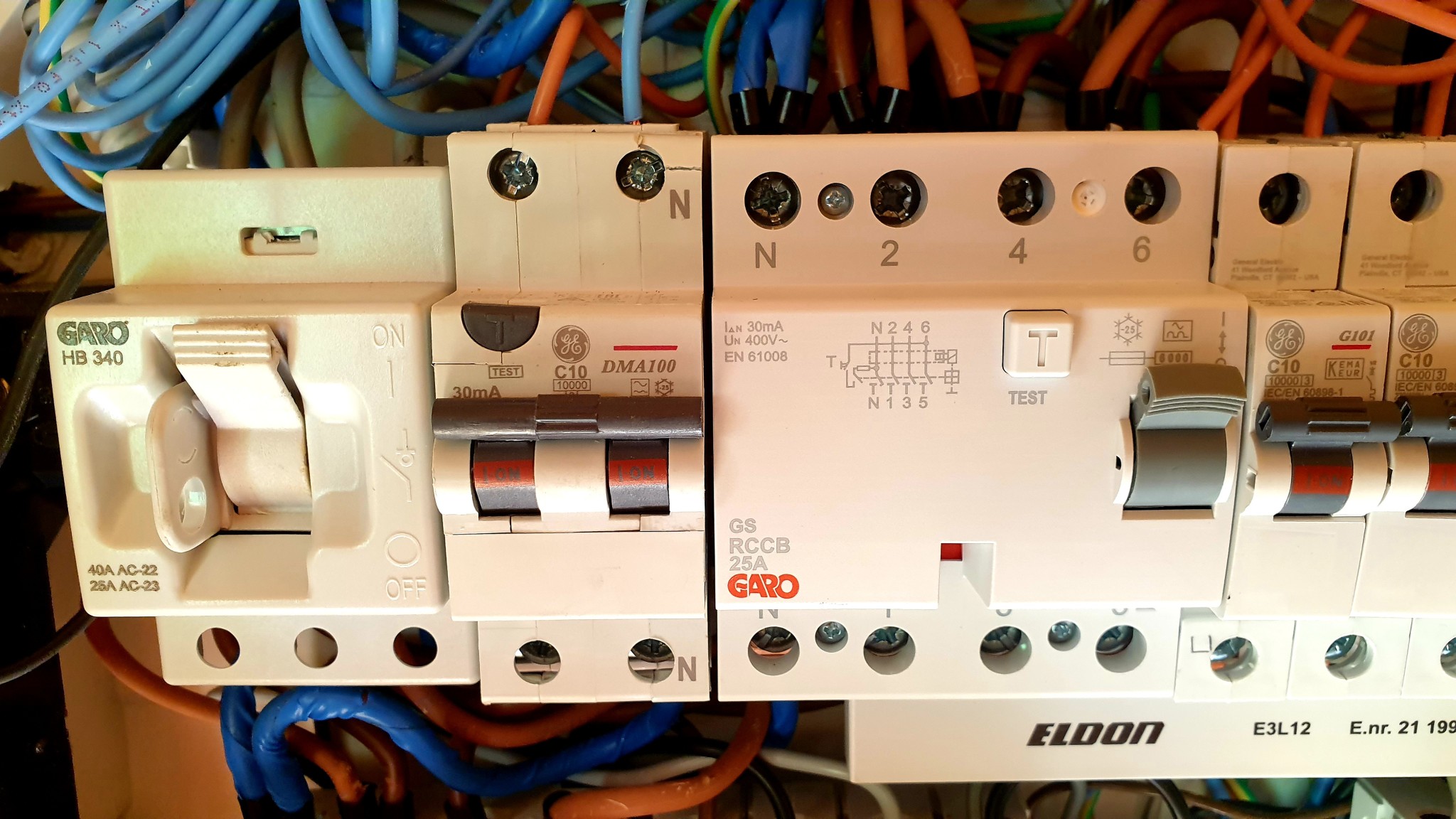 Schneider Electric Multi 9 GFP Jordfelsbrytare A-SI, 2-polig 40A, 26mA