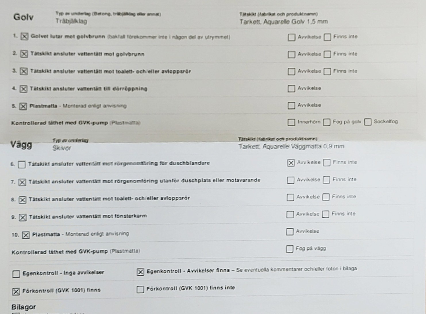 GVK - avvikelse ej kommunicerad | Byggahus.se