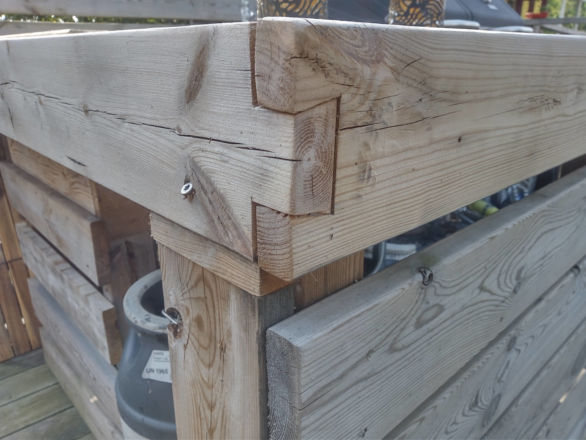 Altan utan kjol, 45º graders kapning på ram? | Byggahus.se