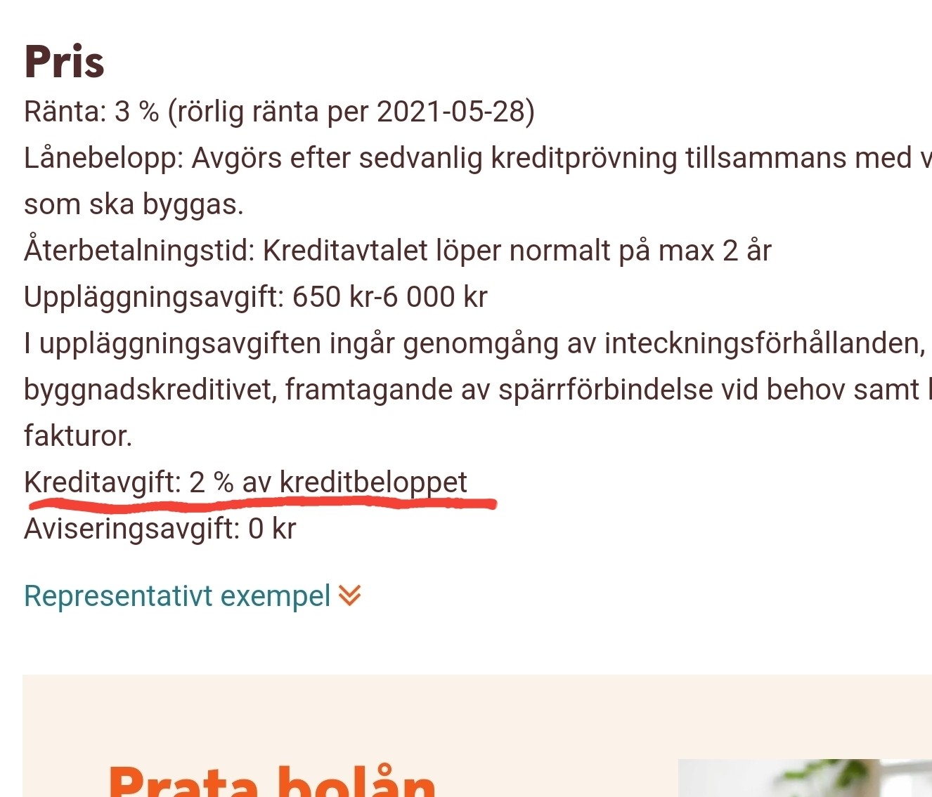 Pantbrev vs Kreditavgift | Byggahus.se