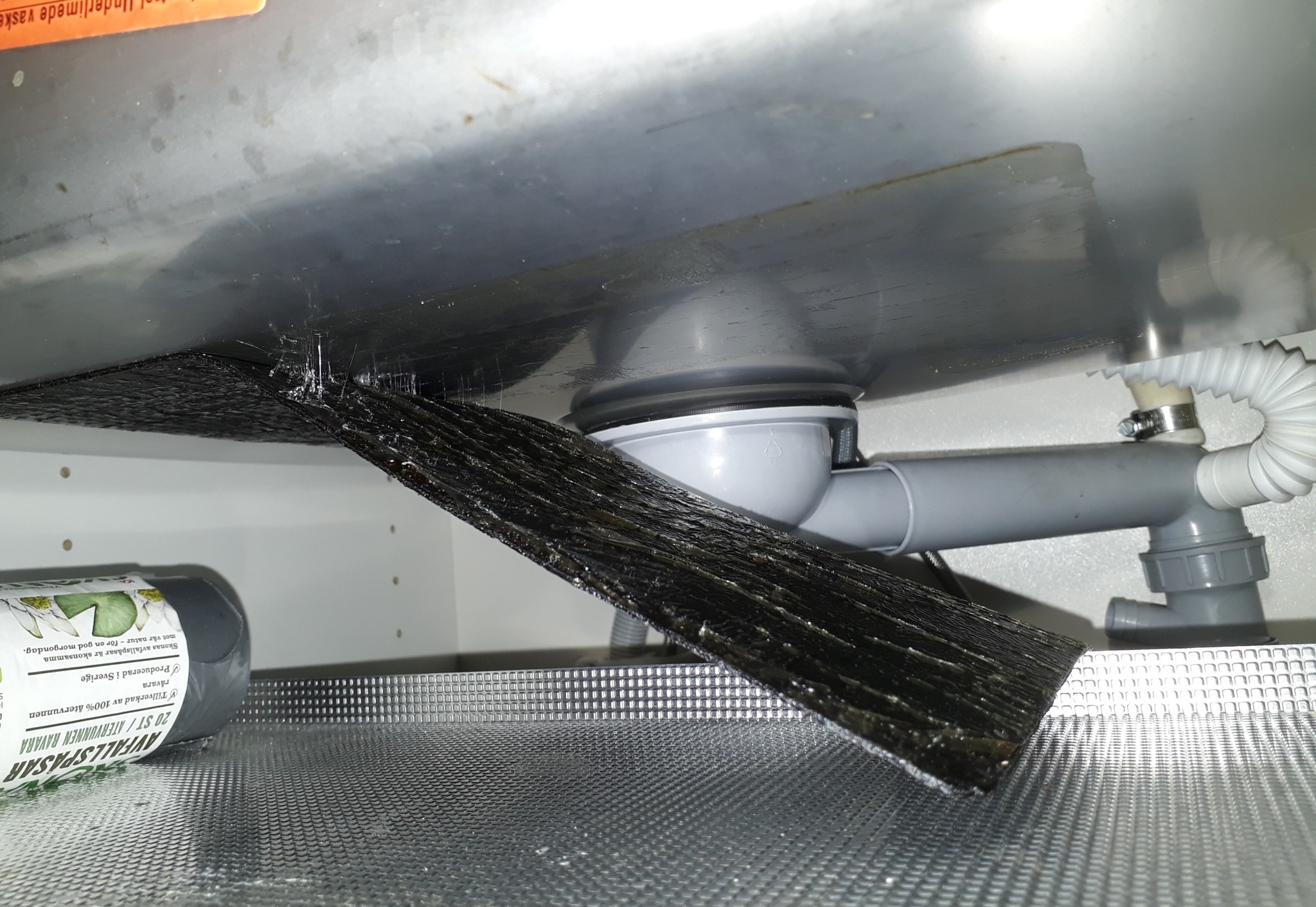 Plastskiva 1 mm tjock, under diskho | Byggahus.se