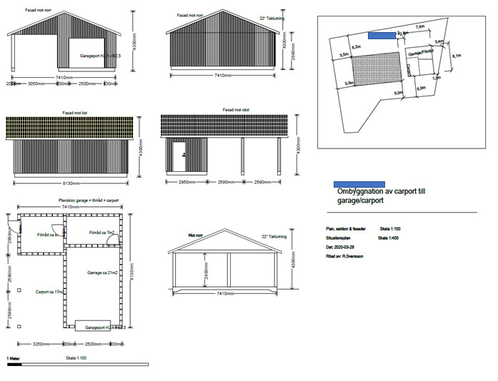 Bygga garage/carport enligt EI 30 | Byggahus.se