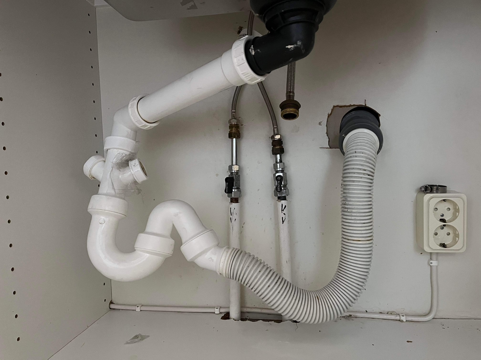 Problem koppla in diskmaskin | Byggahus.se