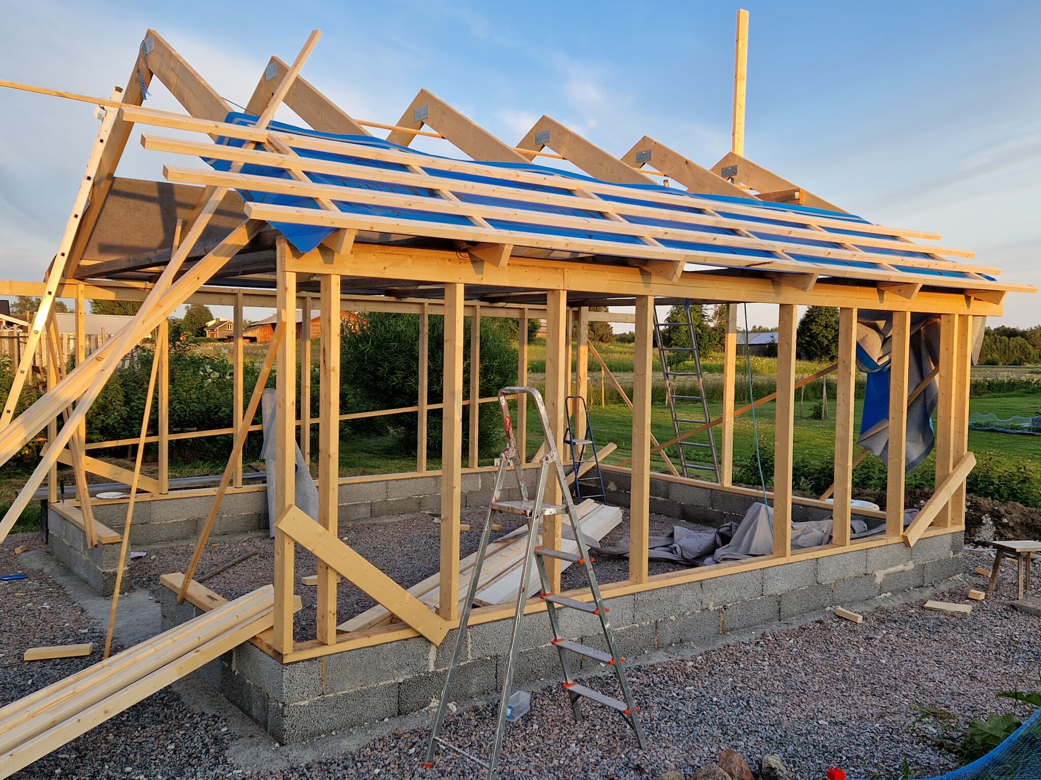 Skivverkan/stabilisering i orangeri/växthus | Byggahus.se