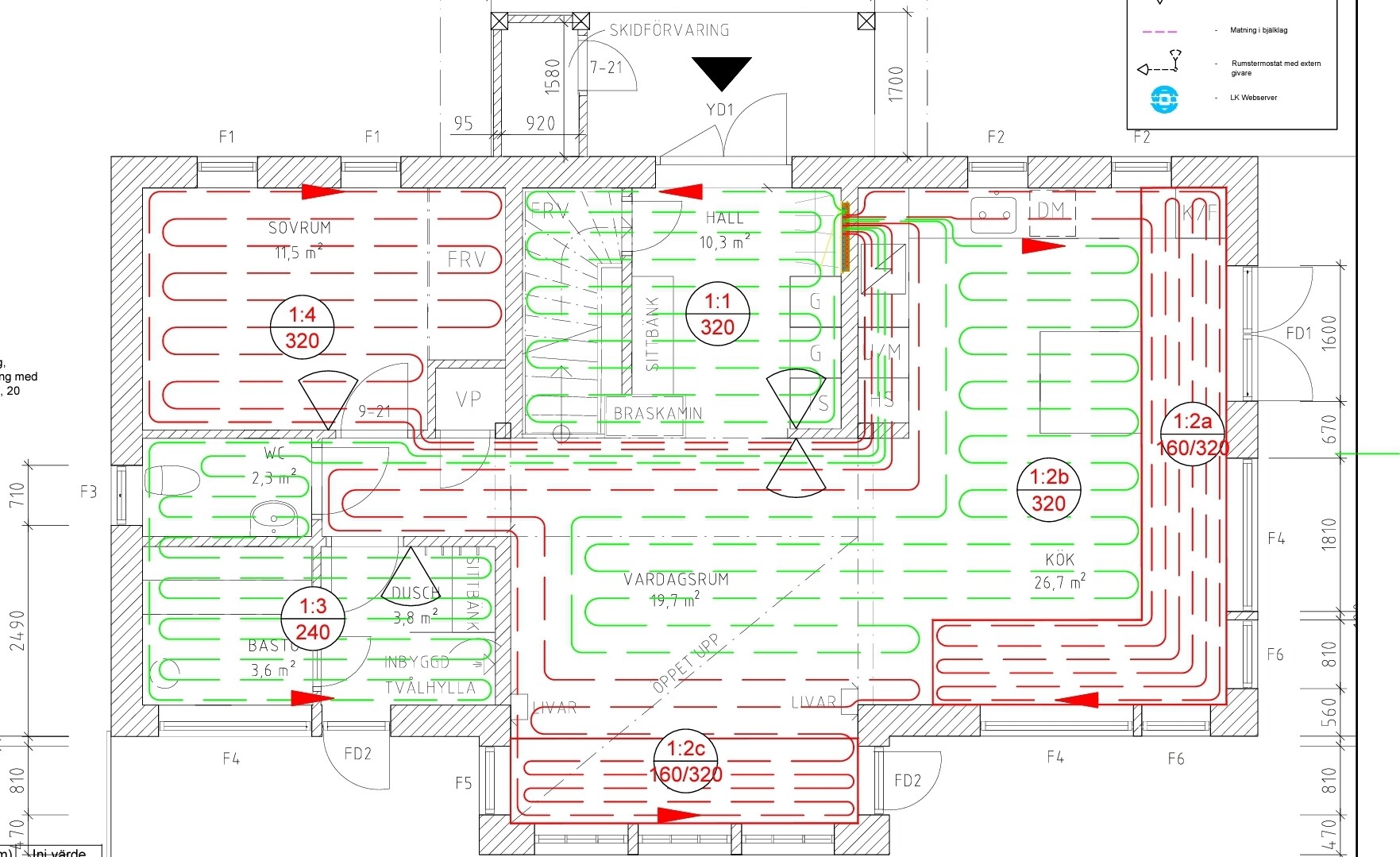 Inkoppling LK ICS.2 med ställdon och rumsgivare? | Byggahus.se