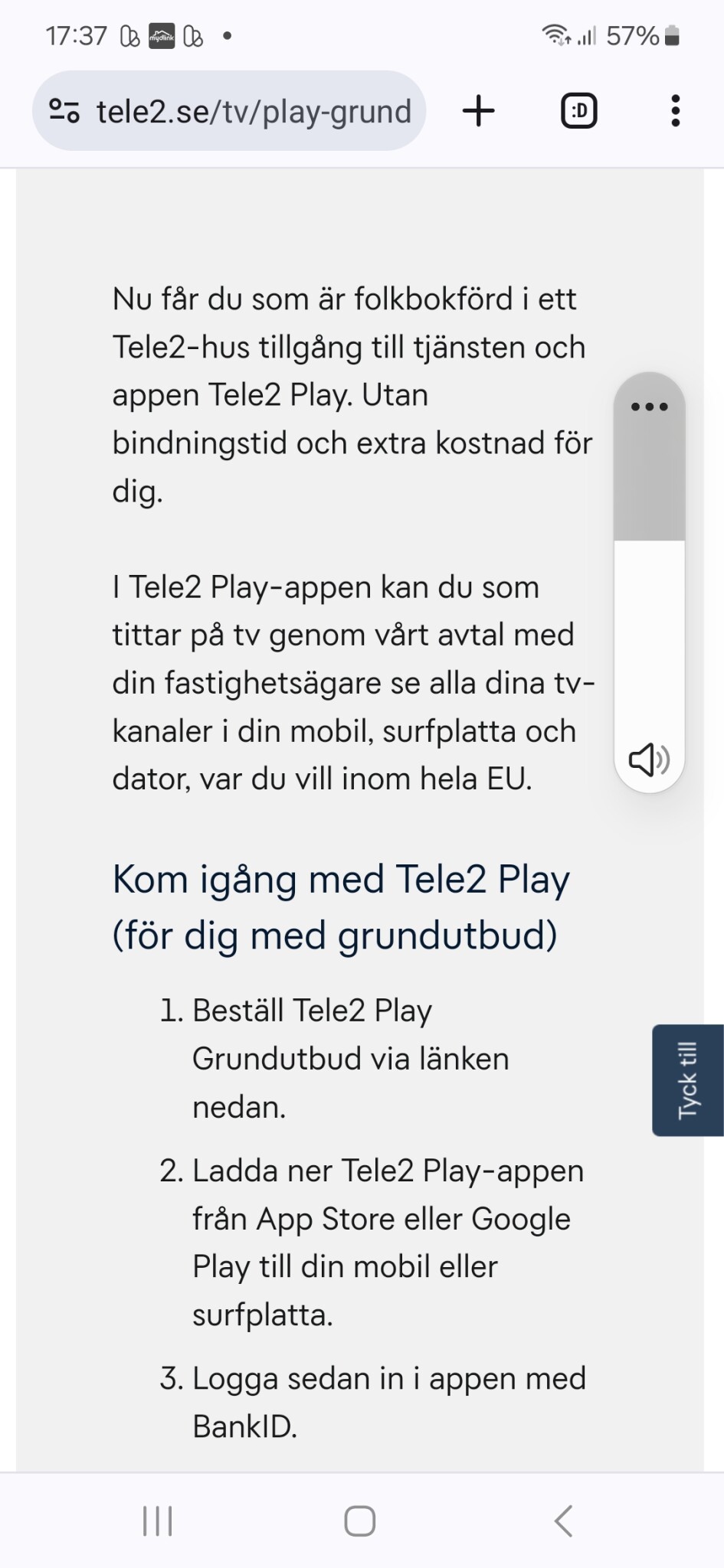 Endast svt via fiber? | Sida 11 | Byggahus.se