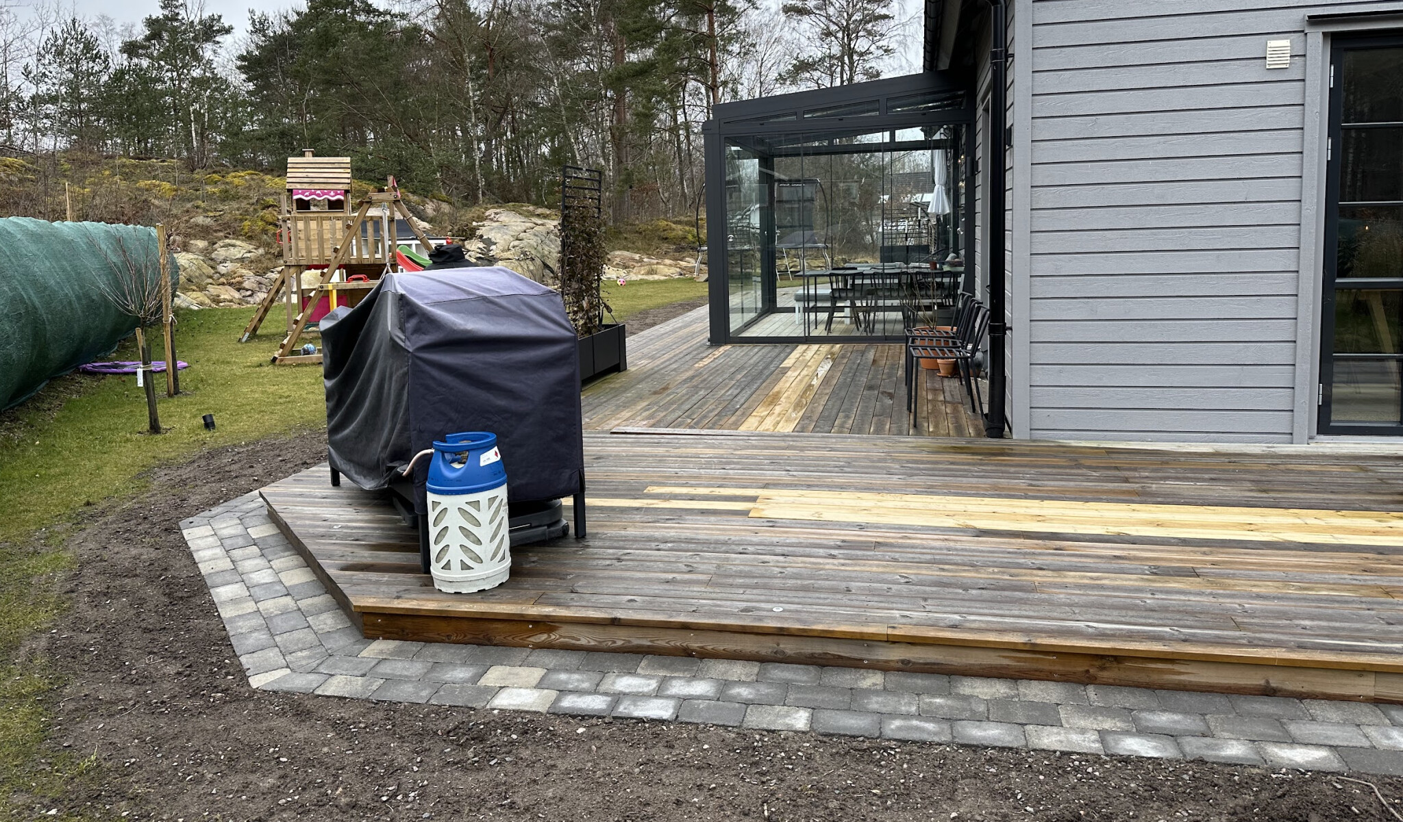 Vindskydd vid utekök | Byggahus.se