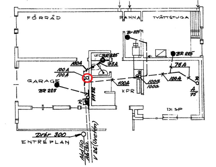 Tyda VVS-ritning | Byggahus.se