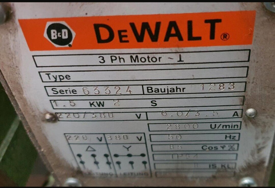 Koppla om enfasmotor till trefas. | Byggahus.se