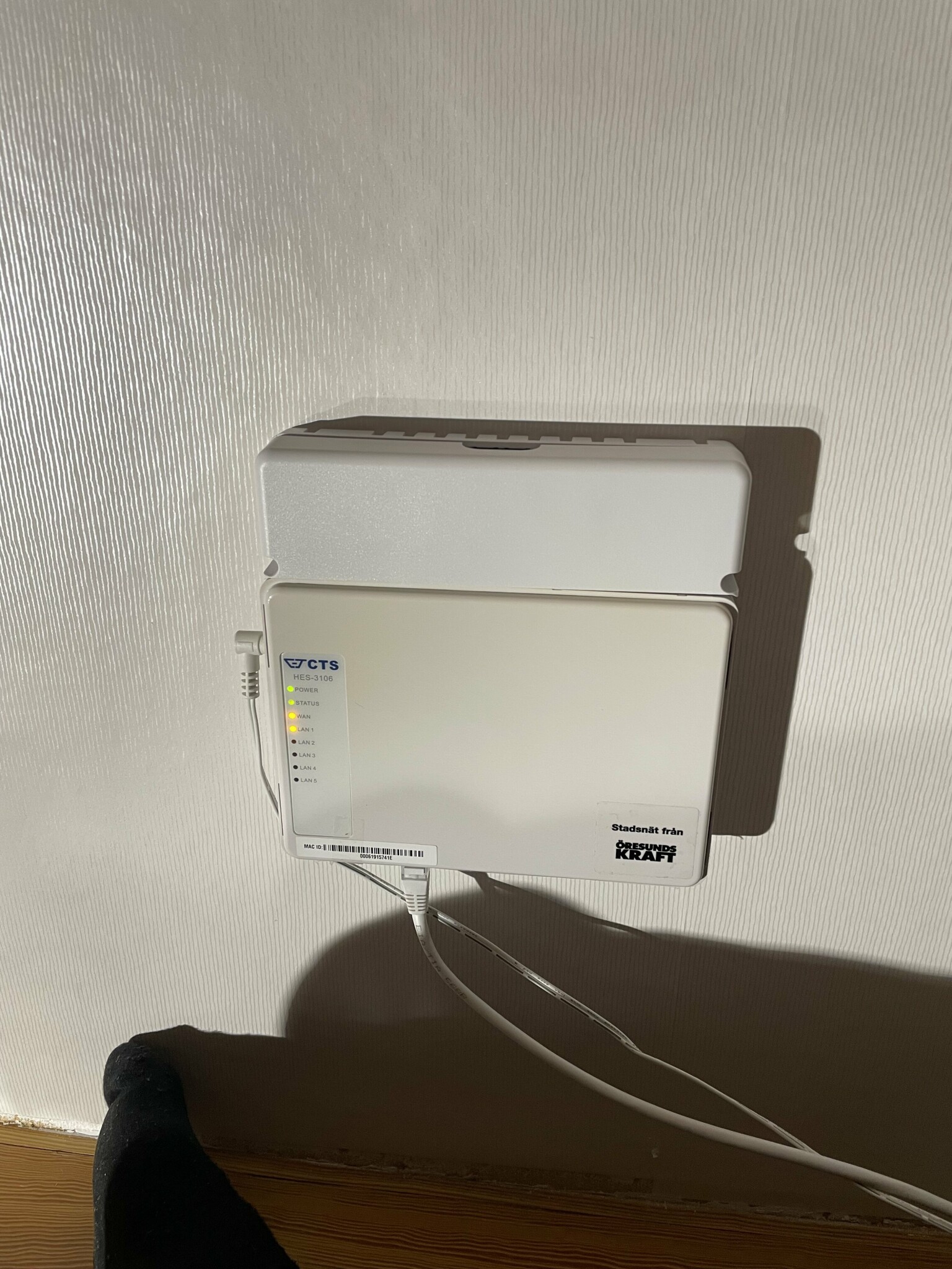 Flytta en CTS HES-3106 fiberkonverter | Byggahus.se