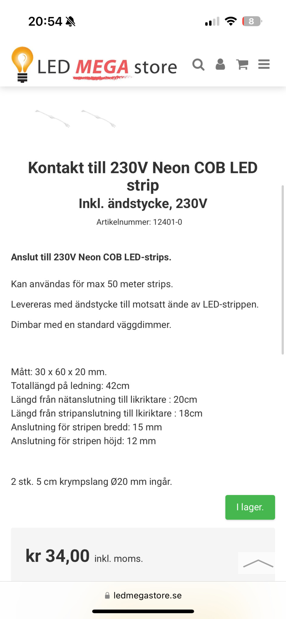 LED-list med Plejd Dim-01 | Byggahus.se