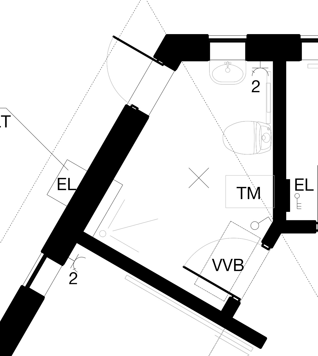 Avlopp badrum - Synpunkter och anslutning av tvättmaskin. | Byggahus.se
