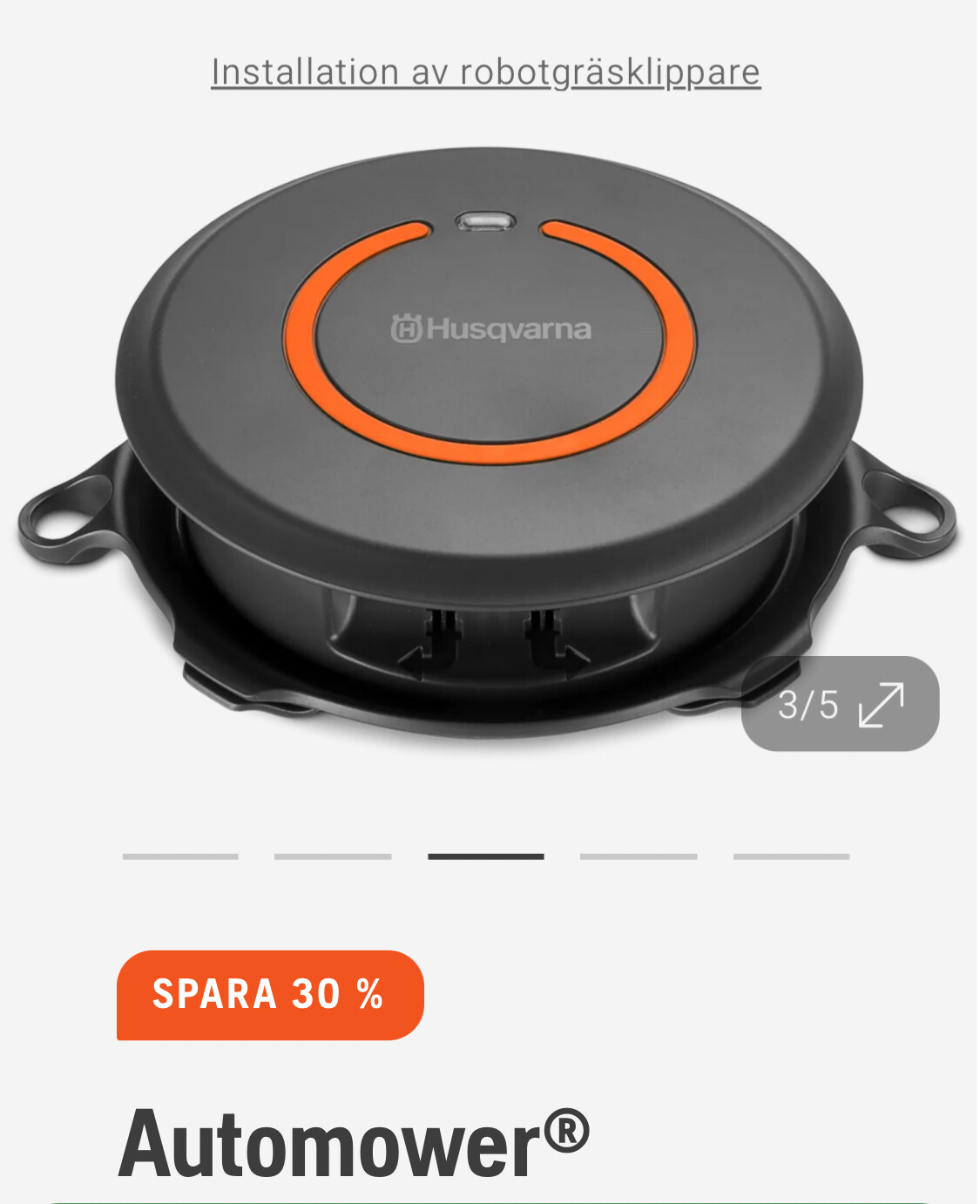 Automower flexi fence | Byggahus.se