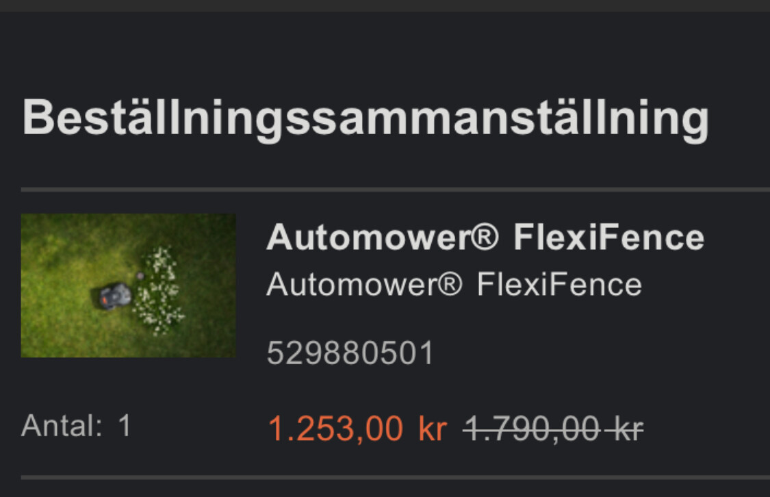 Automower flexi fence | Byggahus.se
