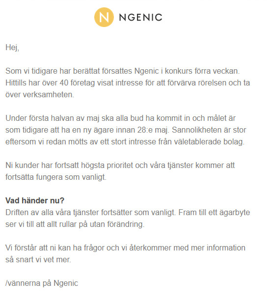 Ngenic har ansökt om rekonstruktion | Sida 3 | Byggahus.se