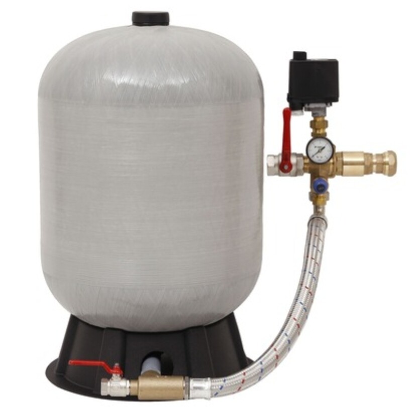 Hur installera vatten från pump till hydropress? | Byggahus.se