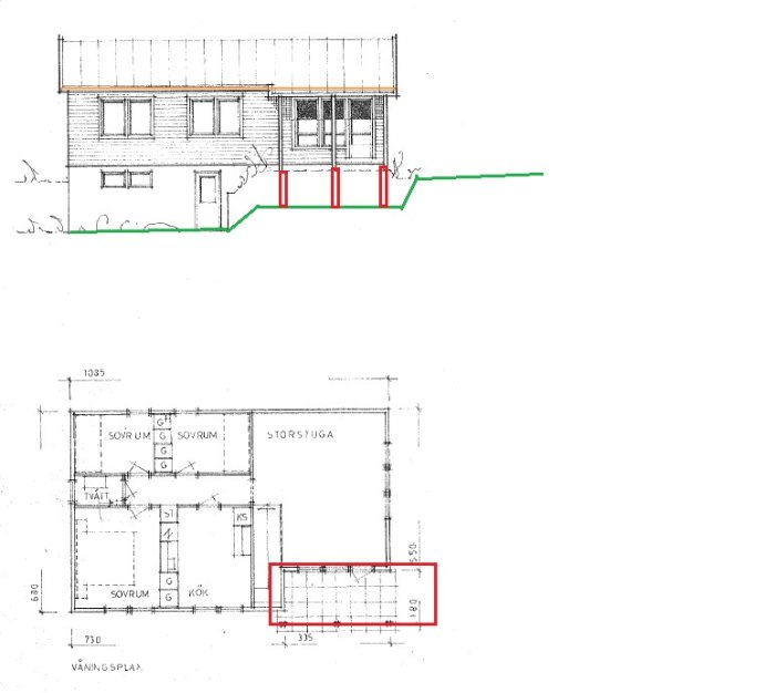 extension under eaves "straighten the house" which construction method ...