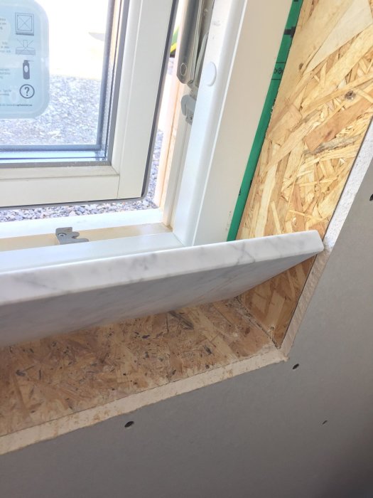 Install marble windowsill? | Byggahus.se