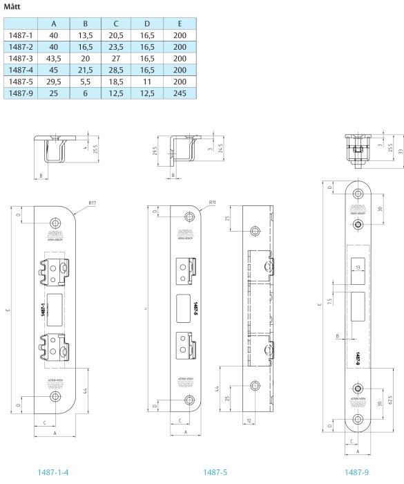 Komplettera ASSA 8765 med cylinder mm | Byggahus.se
