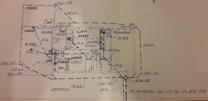 Hjälp att tyda VA-ritning samt råd om ansluta VA till nybygge | Byggahus.se