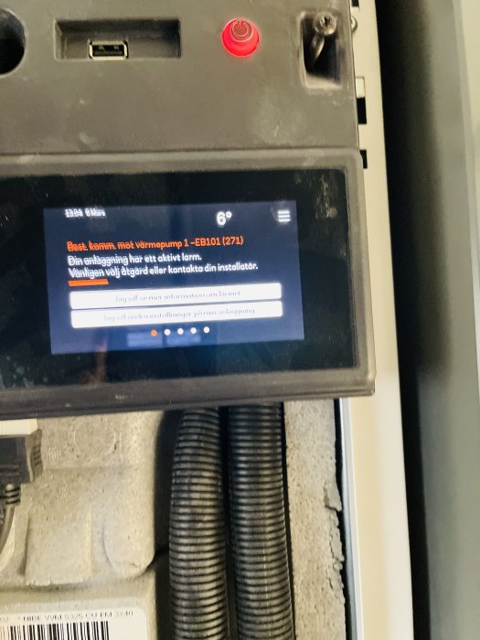Nibe VVM -S325 och F2120-16 Felmeddelande | Byggahus.se