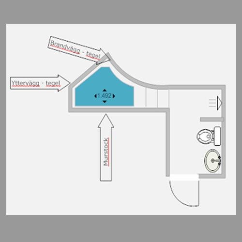 För djupt vatten :) - platsbyggt badkar | Byggahus.se