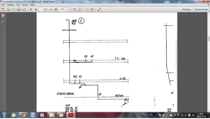 Akut hjälp tyda stamschema (råttproblem) | Byggahus.se