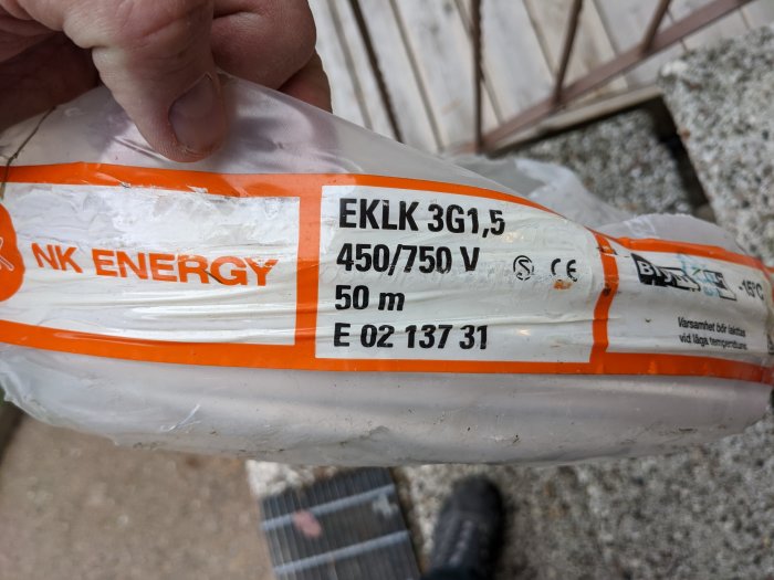 Är denna kabel godkänd för ... | Byggahus.se