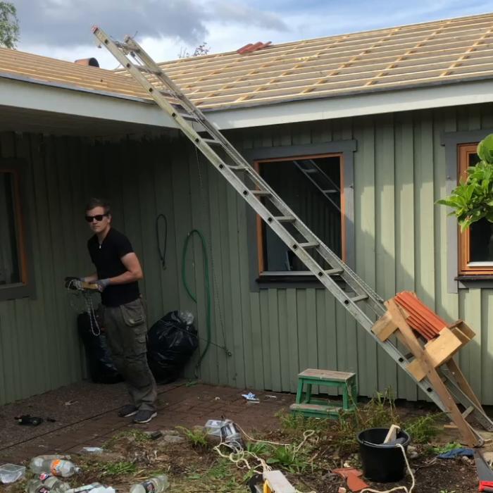 Lyfta upp takpannor | Byggahus.se